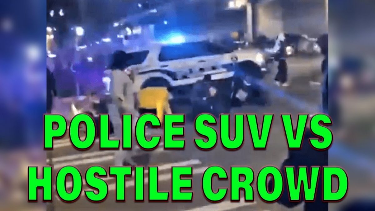 Police Car Drives Through Hostile Crowd On Video – LEO Round Table ...